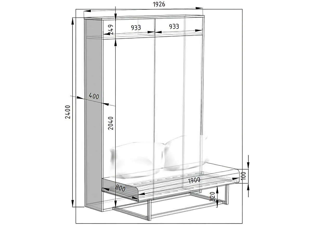Диван-кровать трансформер «Блюз» — купить мебель-трансформер в интернет ...